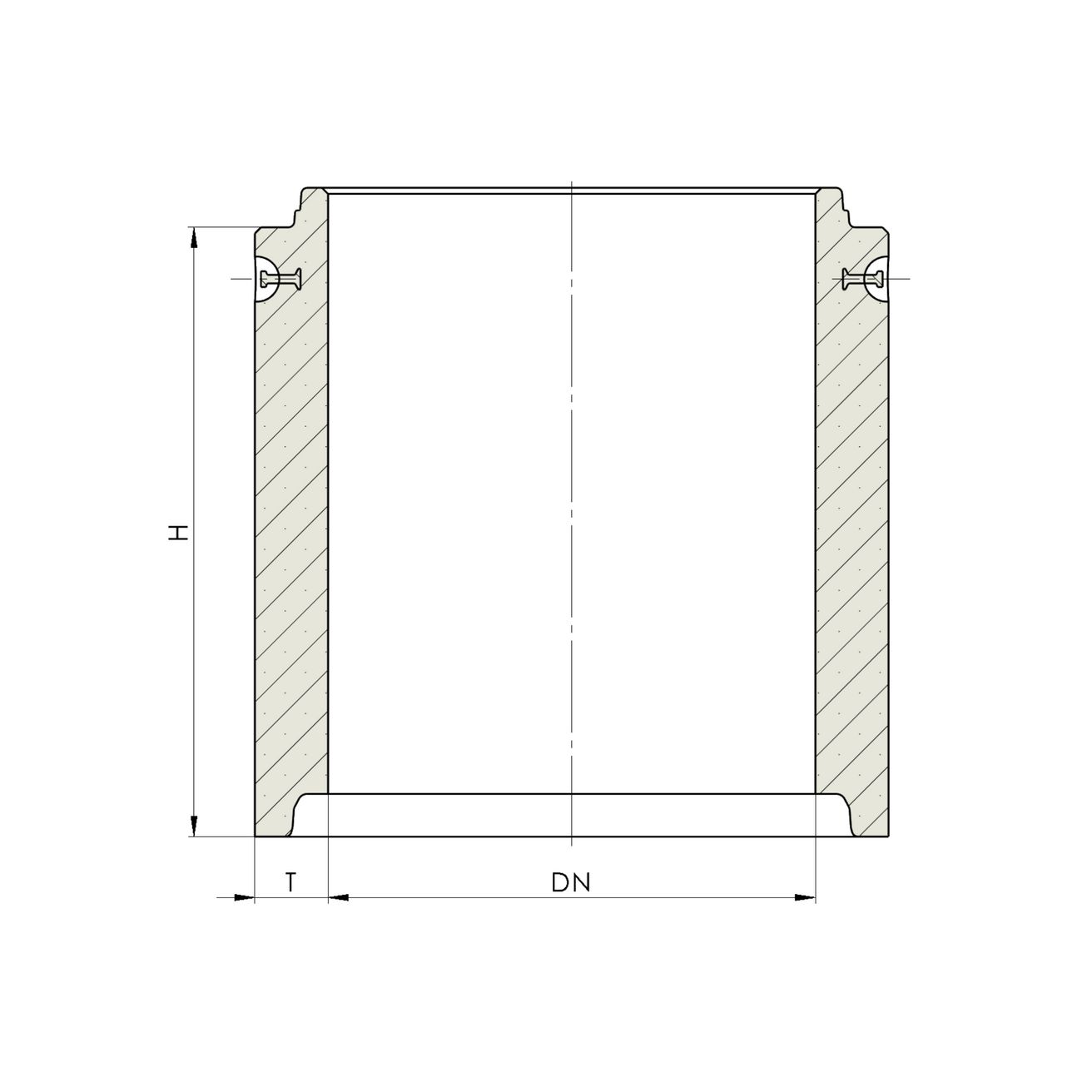Šachtové skruže DN 800/120 | Tiba Beton - TIBA BETON